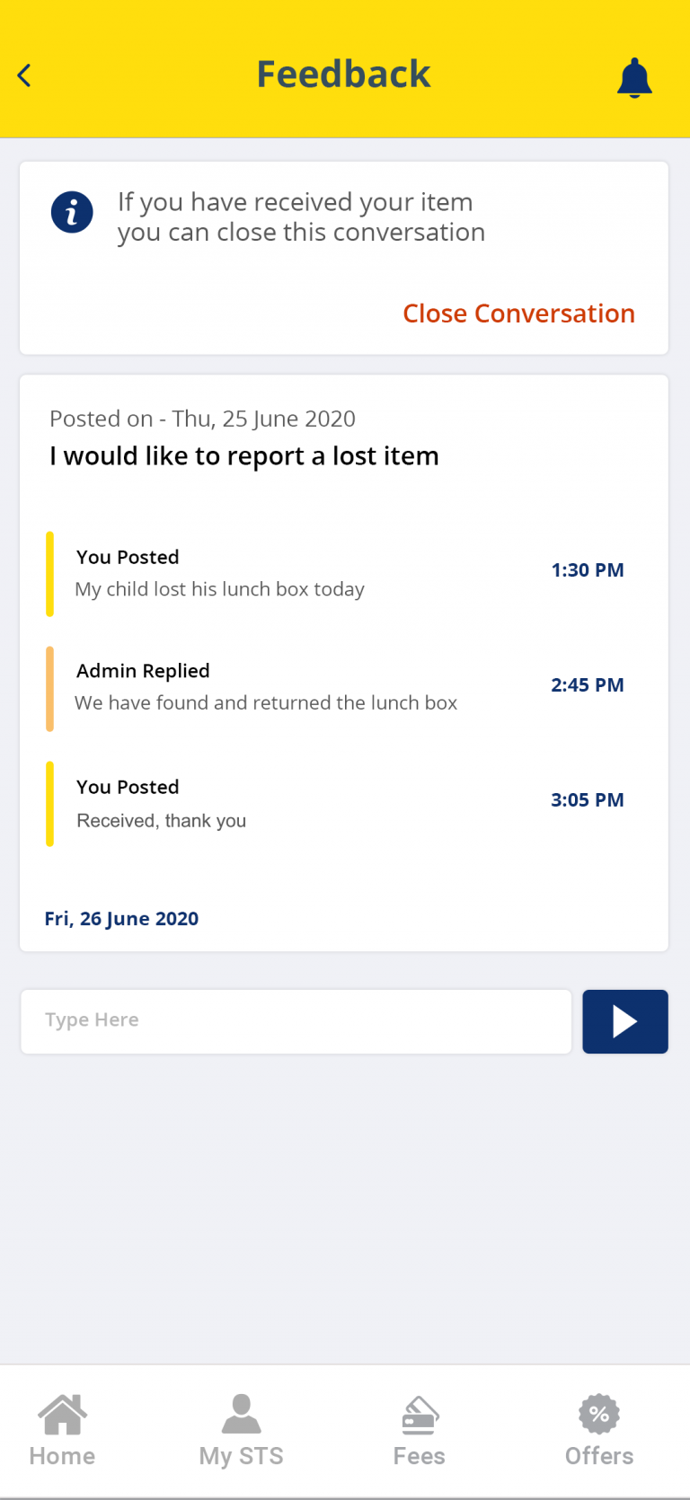 School Transport services